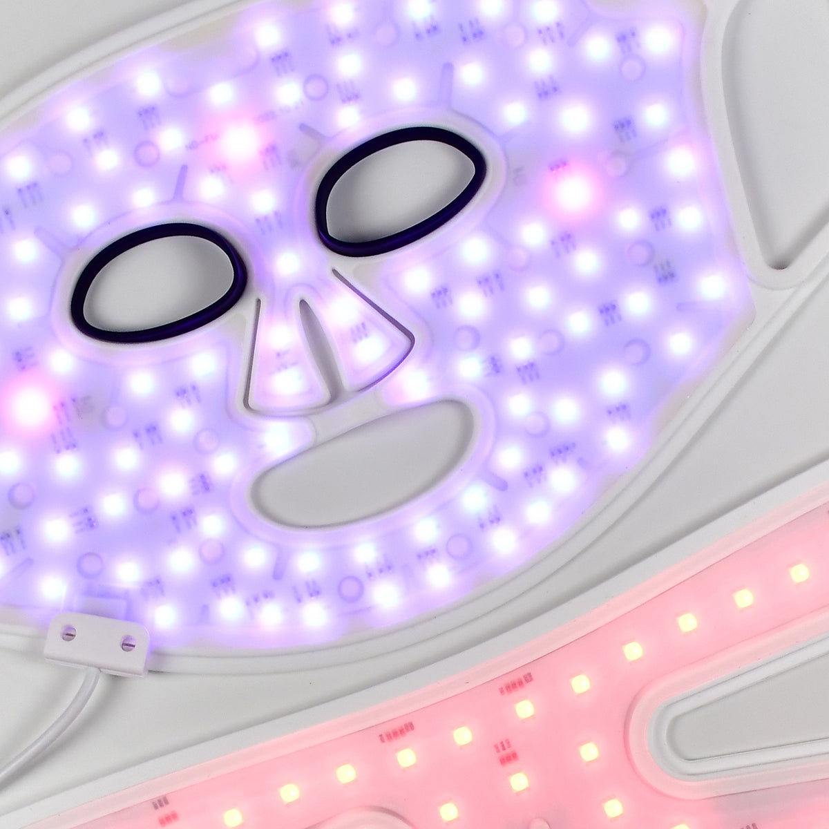 DermRays LED Light Therapy Silicone Mask For Face, Neck and Décolletag